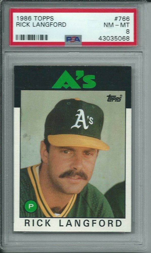 Auction Prices Realized Baseball Cards 1986 TOPPS Rick Langford