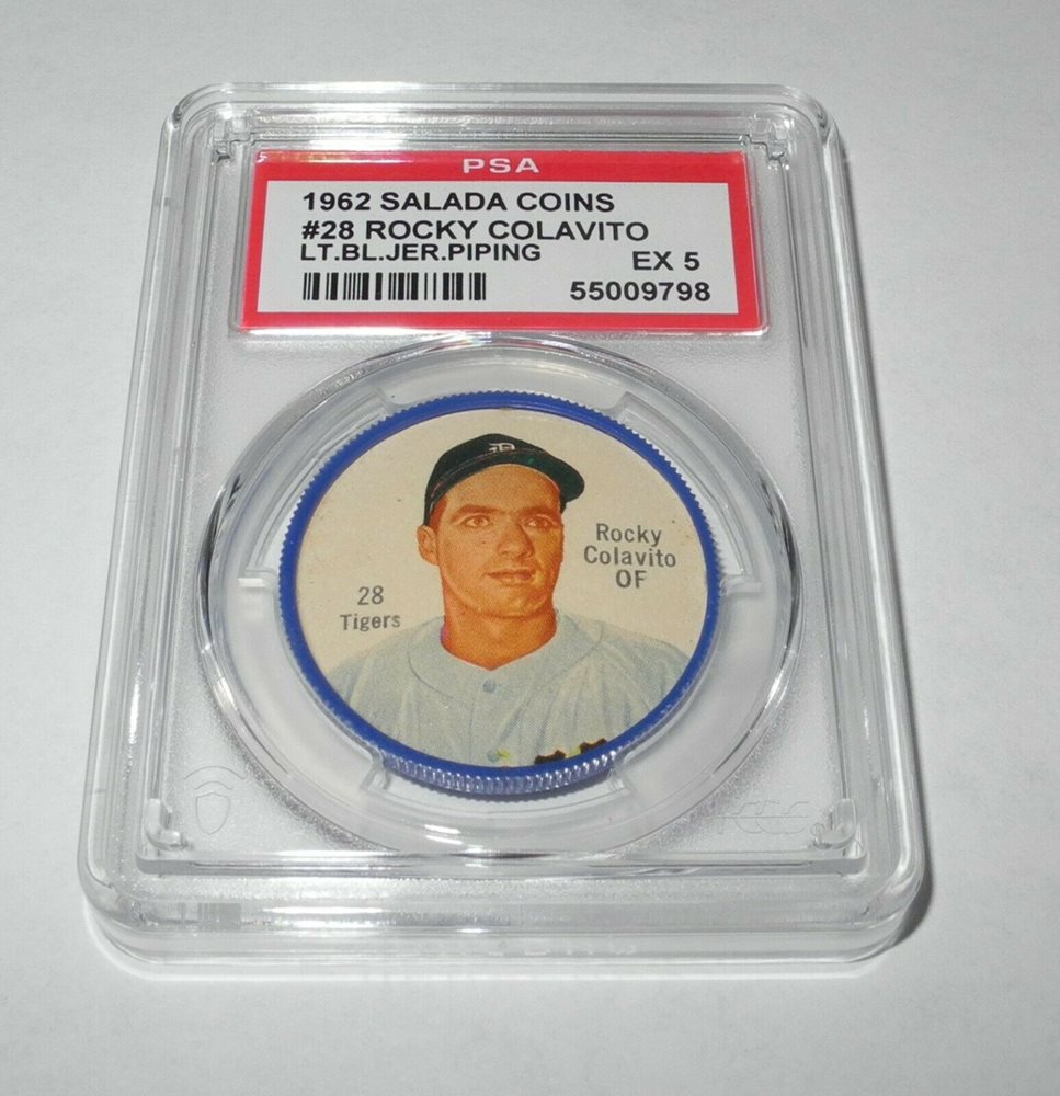 eBay Auction Item 334356071547 Baseball Coins 1962 Salada Coins