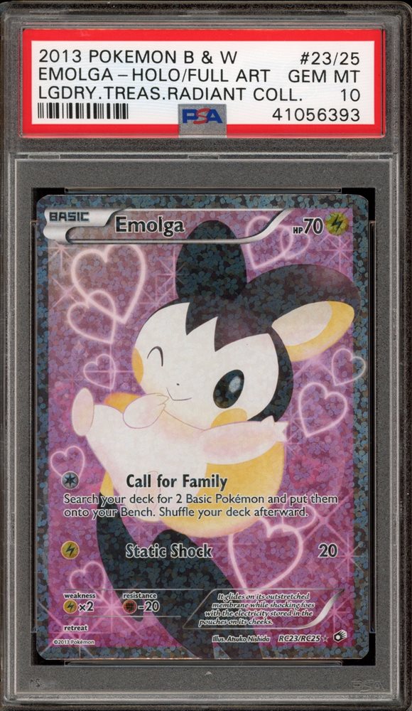 2013 POKEMON BLACK & WHITE LEGENDARY TREASURES RADIANT COLLECTION