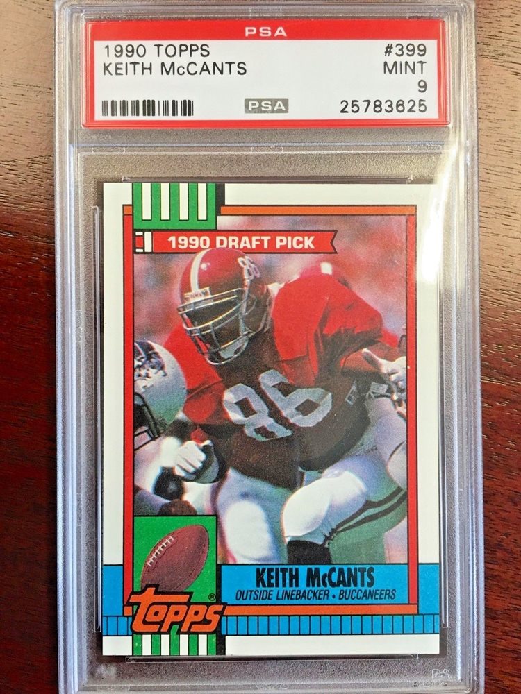 Auction Prices Realized Football Cards 1990 Topps Keith McCants