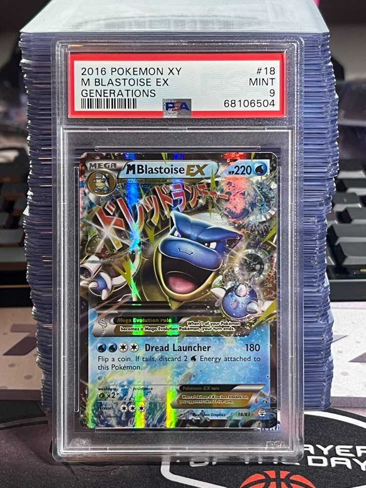 Pokemon Mega Blastoise Ex Card