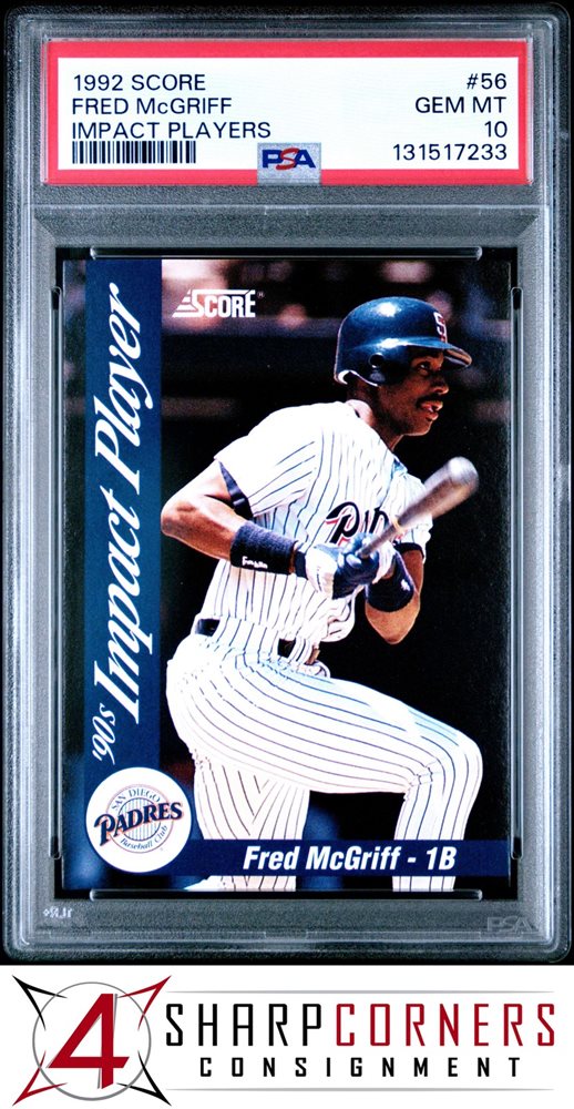 Auction Prices Realized Baseball Cards 1992 SCORE IMPACT PLAYERS Fred ...