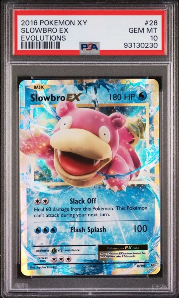 Auction Prices Realized Tcg Cards 2016 POKEMON XY EVOLUTIONS Slowbro Ex