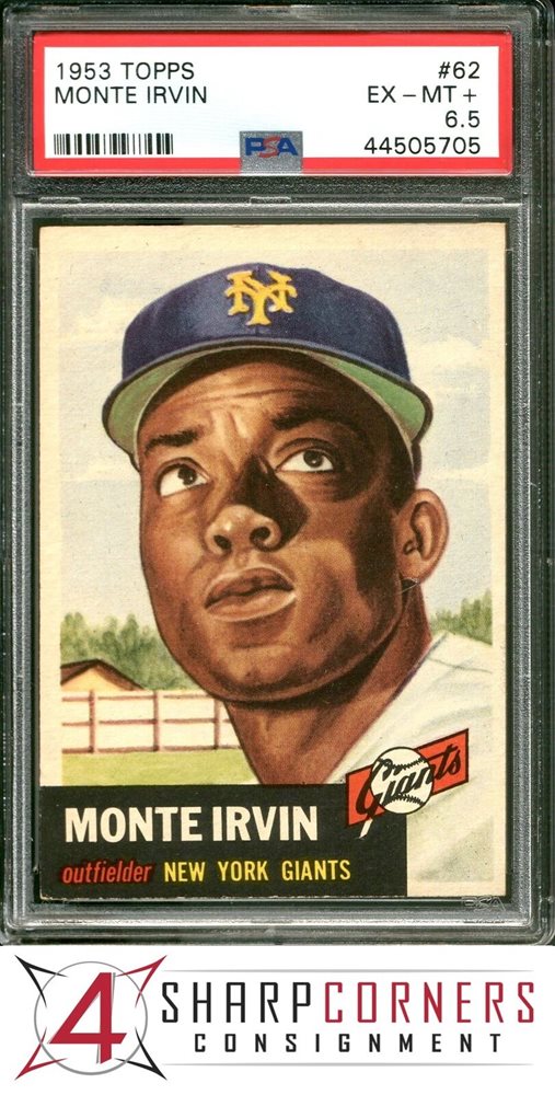Auction Prices Realized Baseball Cards 1953 Topps Monte Irvin
