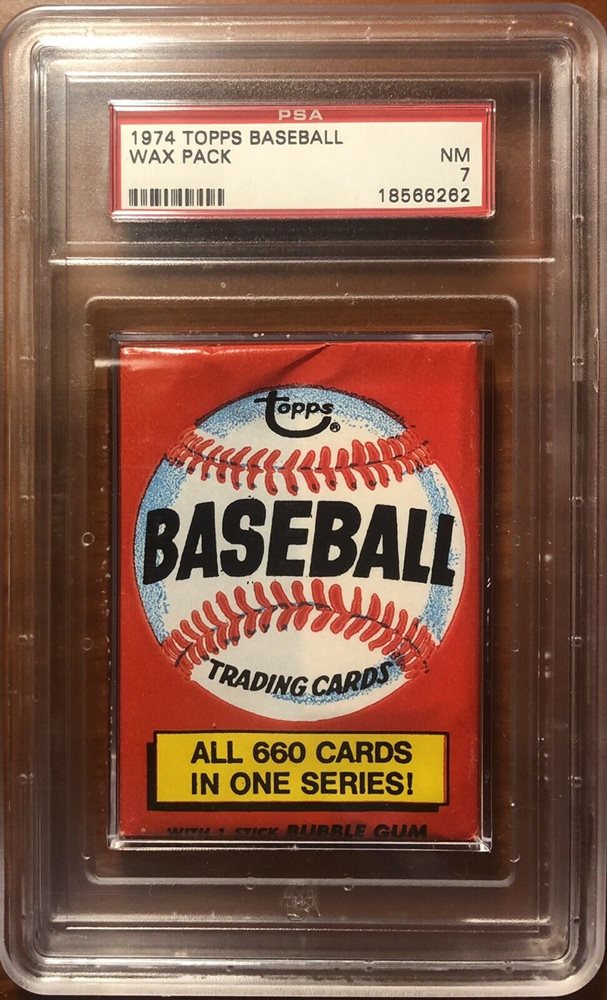Auction Prices Realized Packs 1974 Topps Baseball Wax Pack Wax Pack