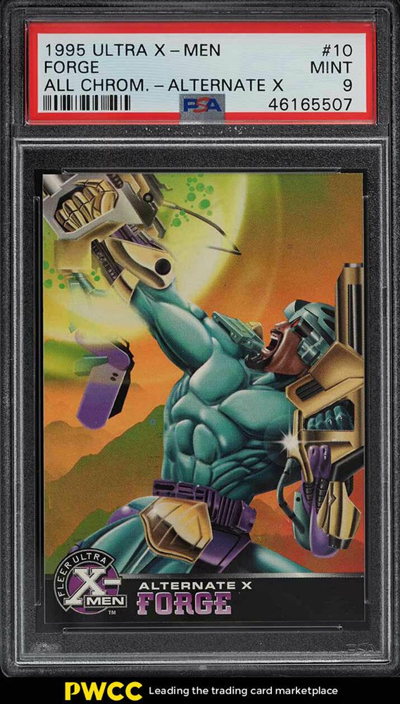 eBay Auction Item 402366354693 Non-Sport Cards 1995 Ultra X-Men All Chromium Alternate X