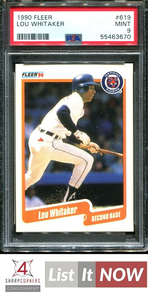 Auction Prices Realized Baseball Cards 1990 FLEER Lou Whitaker