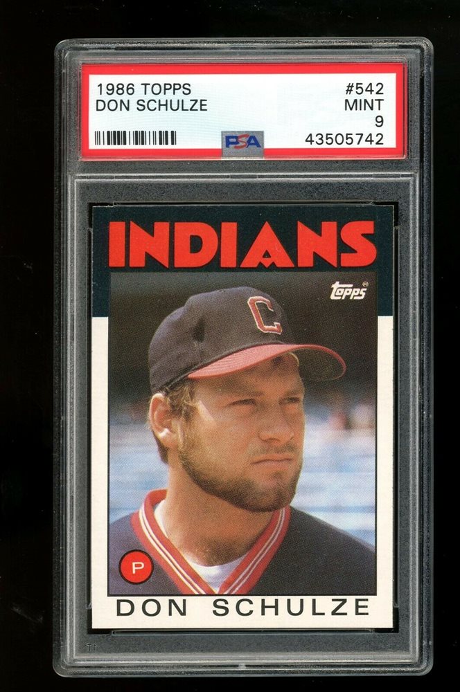 Auction Prices Realized Baseball Cards 1986 Topps Don Schulze