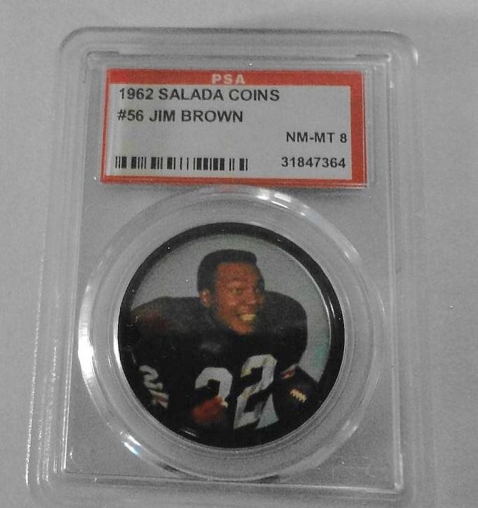 Auction Prices Realized Football Coins 1962 Salada Coins Jim Brown