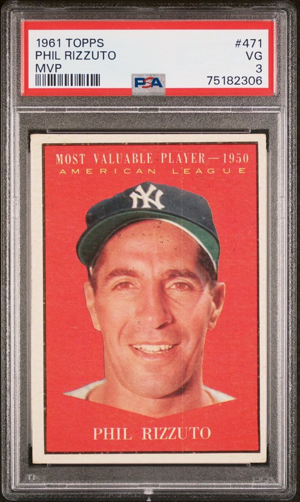 Auction Prices Realized Baseball Cards 1961 Topps Phil Rizzuto