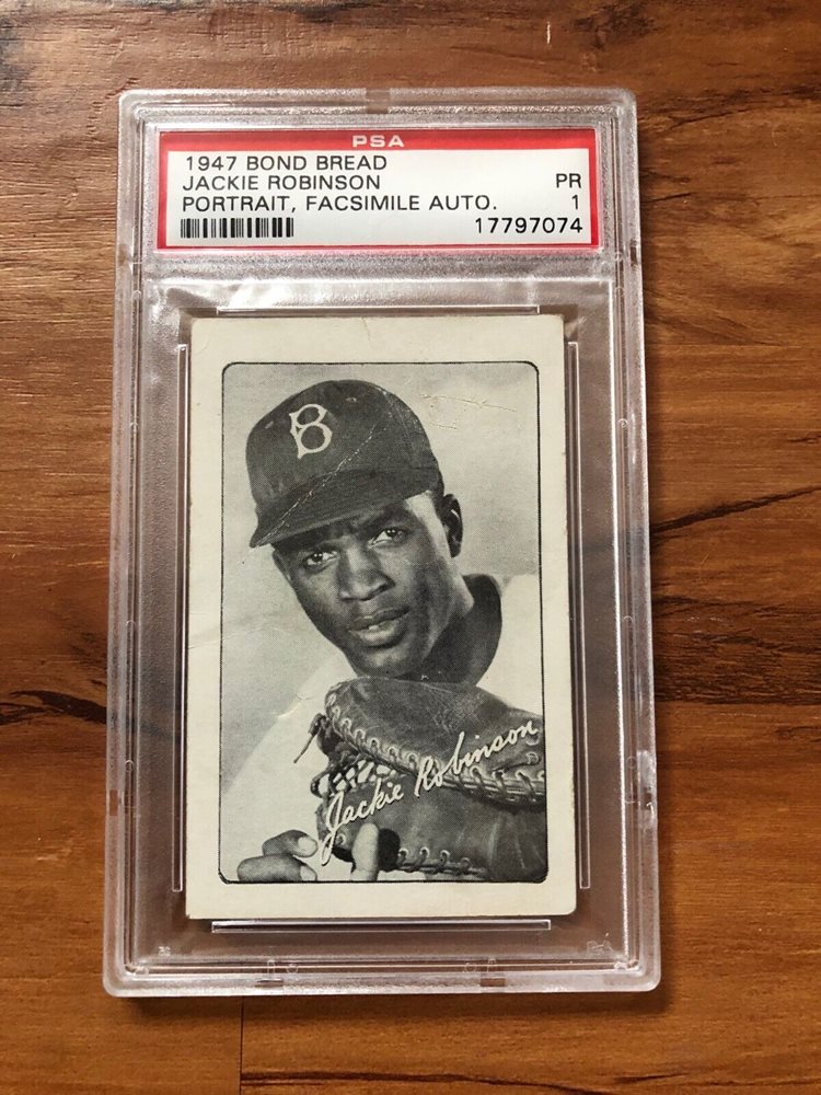 Auction Prices Realized Baseball Cards 1947 Bond Bread Jackie Robinson ...