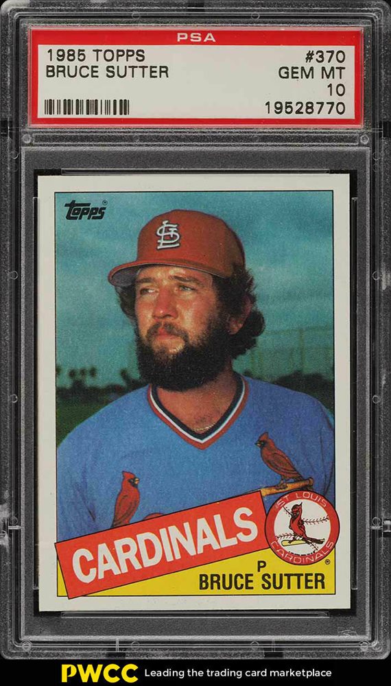 Auction Prices Realized Baseball Cards 1985 TOPPS Bruce Sutter