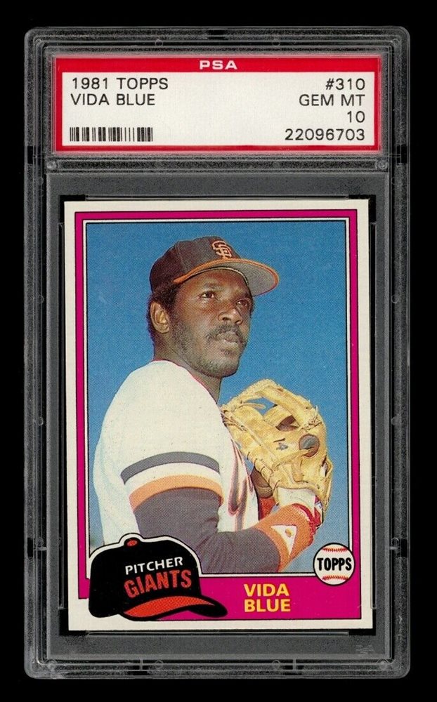 Auction Prices Realized Baseball Cards 1981 Topps Vida Blue
