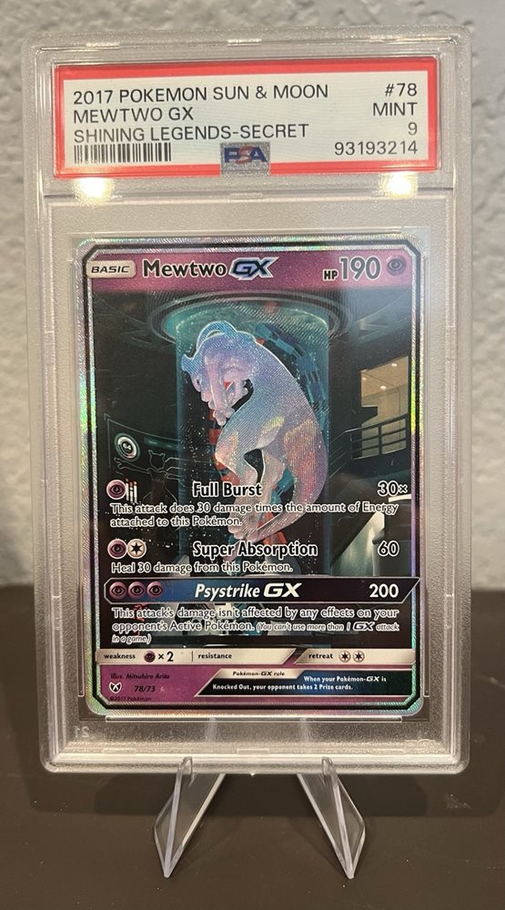 Auction Prices Realized Tcg Cards 2017 POKEMON SUN & MOON SHINING LEGENDS Mewtwo Gx