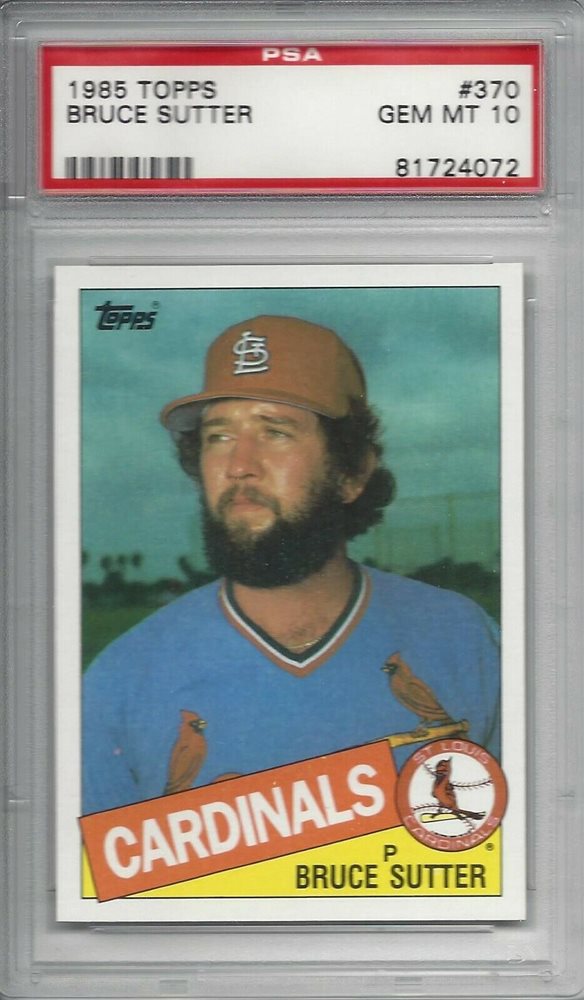 Auction Prices Realized Baseball Cards 1985 TOPPS Bruce Sutter
