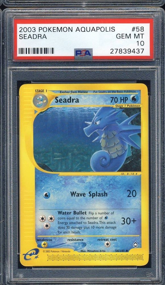Seadra Pokemon Card