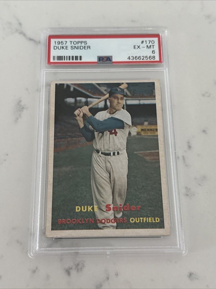 Auction Prices Realized Baseball Cards 1957 Topps Duke Snider