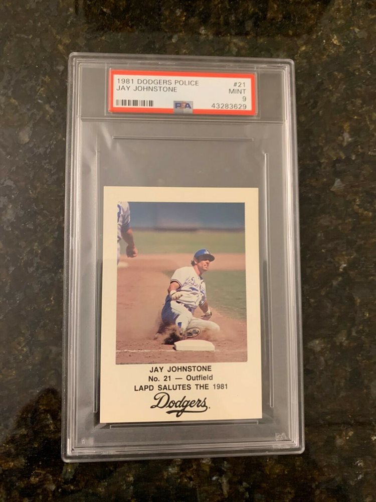 Auction Prices Realized Baseball Cards 1981 L.A. DODGERS POLICE Jay ...