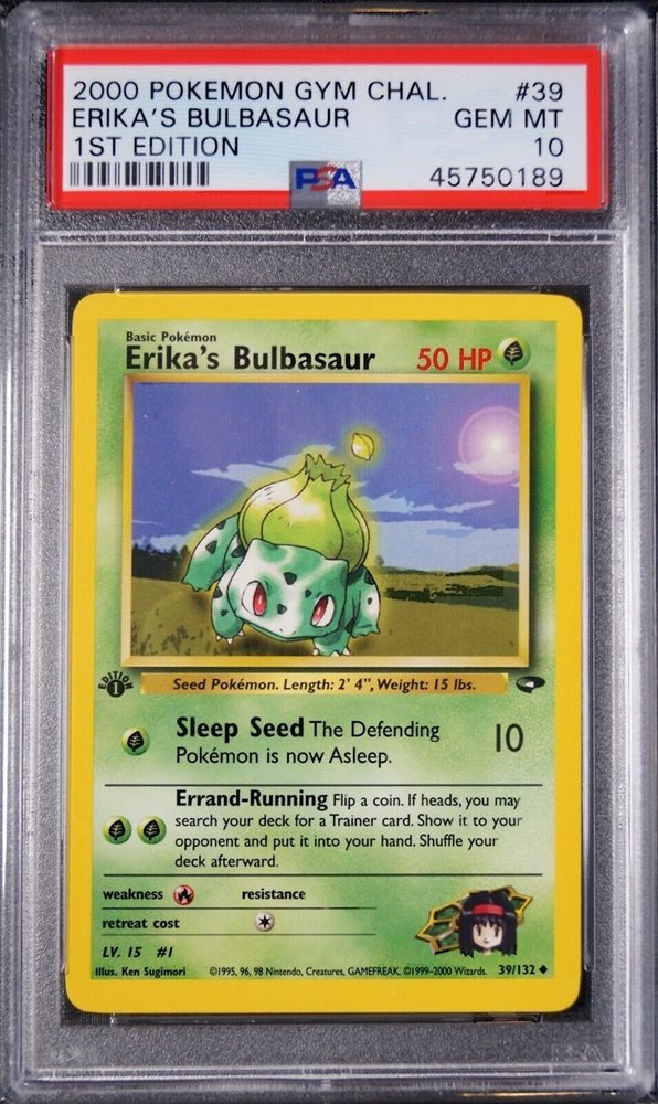 Auction Prices Realized Tcg Cards 2000 Pokemon Gym Challenge Erika's ...