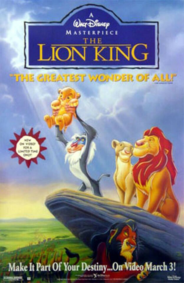 The Lion King 1994 Poster