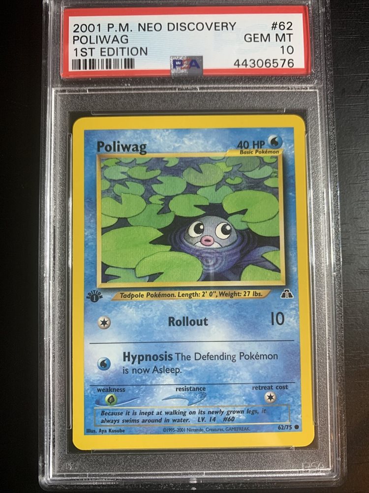 Auction Prices Realized Tcg Cards 2001 Pokemon Neo Discovery Poliwag ...