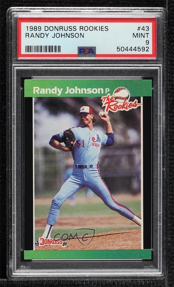 Auction Prices Realized Baseball Cards 1989 Donruss Rookies Randy Johnson