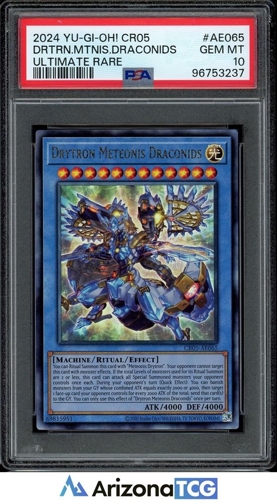 Auction Prices Realized Tcg Cards 2024 YU-GI-OH! ASIAN-ENGLISH CR05-CREATION PACK 05 Drytron ...