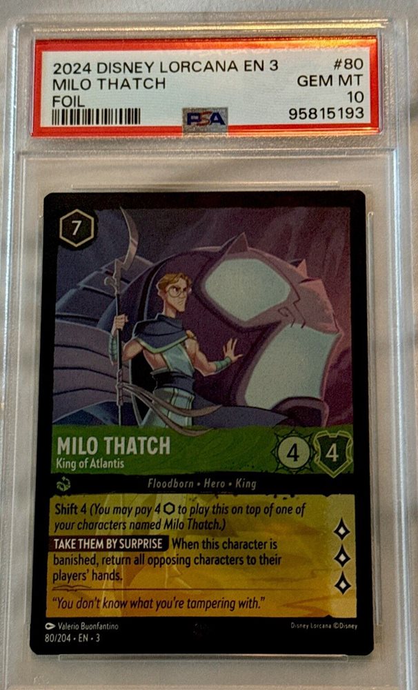 Auction Prices Realized Tcg Cards 2024 DISNEY LORCANA EN 3-INTO THE ...