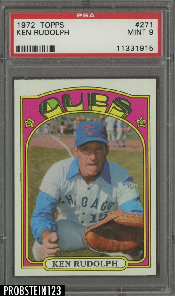 Auction Prices Realized Baseball Cards 1972 TOPPS Ken Rudolph