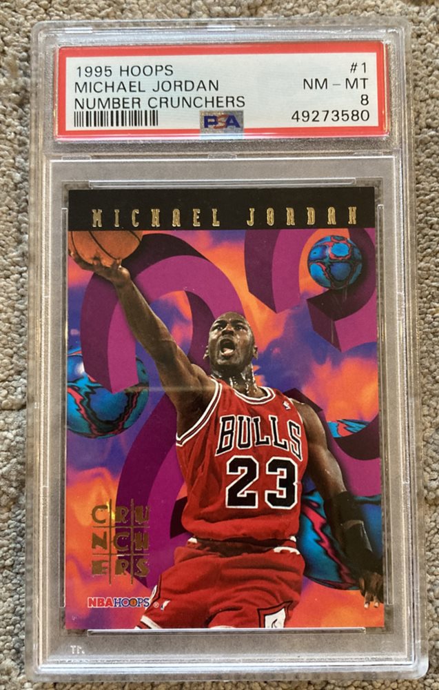 Auction Prices Realized Basketball Cards 1995 HOOPS NUMBER CRUNCHERS Michael Jordan