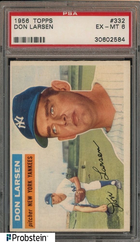 Auction Prices Realized Baseball Cards 1956 TOPPS Don Larsen