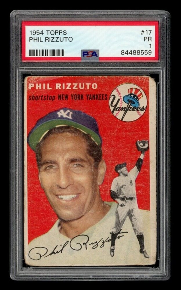 Auction Prices Realized Baseball Cards 1954 TOPPS Phil Rizzuto