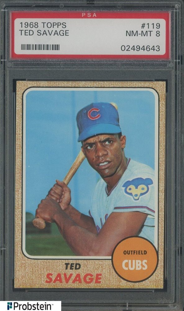 Auction Prices Realized Baseball Cards 1968 TOPPS Ted Savage