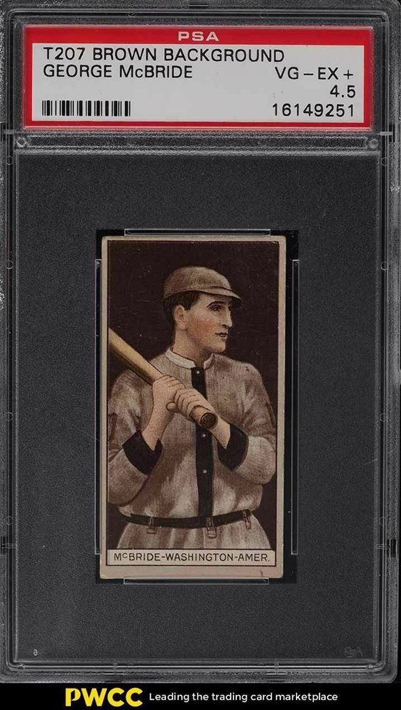 eBay Auction Item 353441636060 Baseball Cards 1912 T207 Brown Background