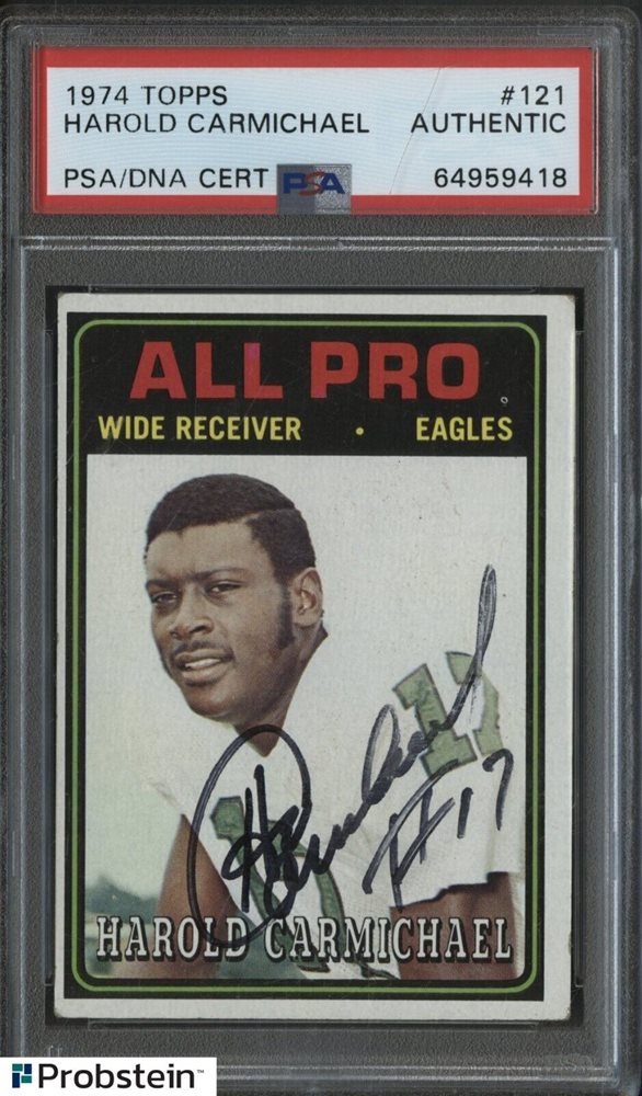 Auction Prices Realized Football Cards 1974 TOPPS Harold Carmichael