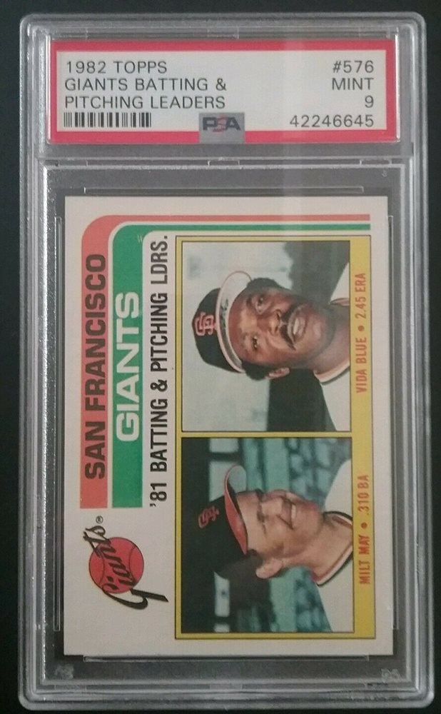 Auction Prices Realized Baseball Cards 1982 Topps Giants Batting ...