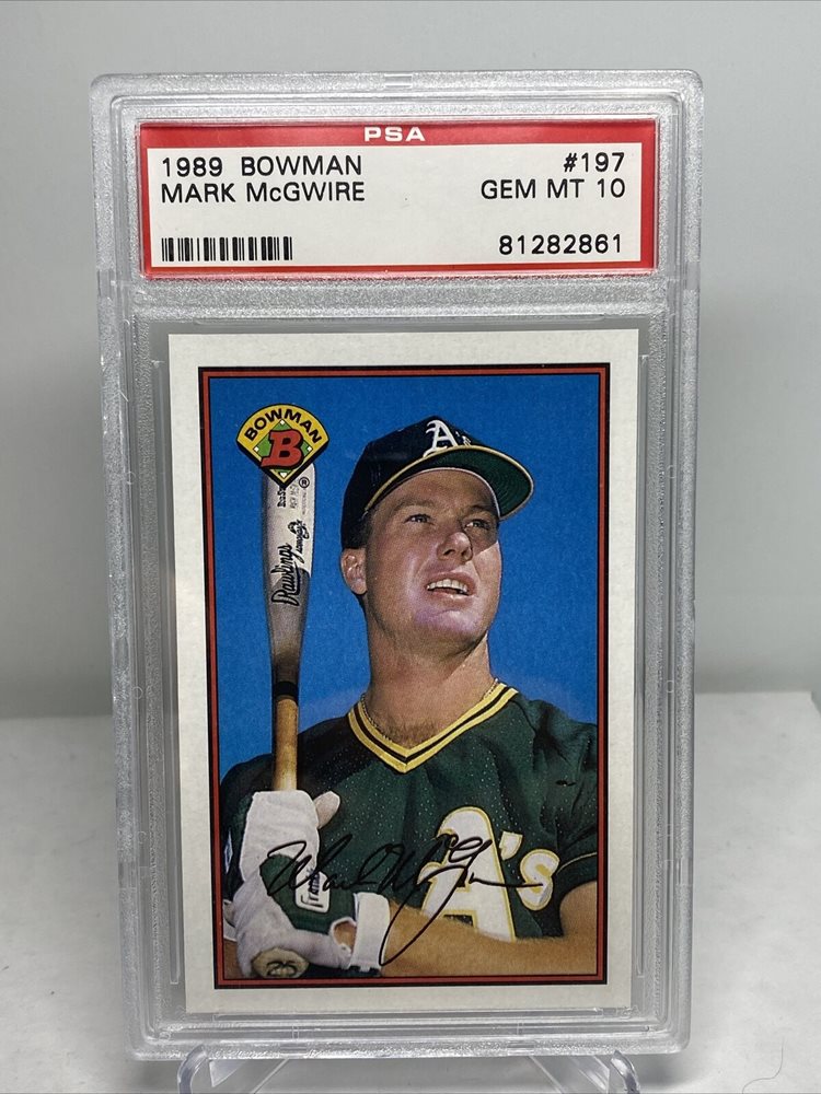 Auction Prices Realized Baseball Cards 1989 BOWMAN Mark McGwire Auction Prices Realized Baseball Cards 1989 BOWMAN Mark McGwire