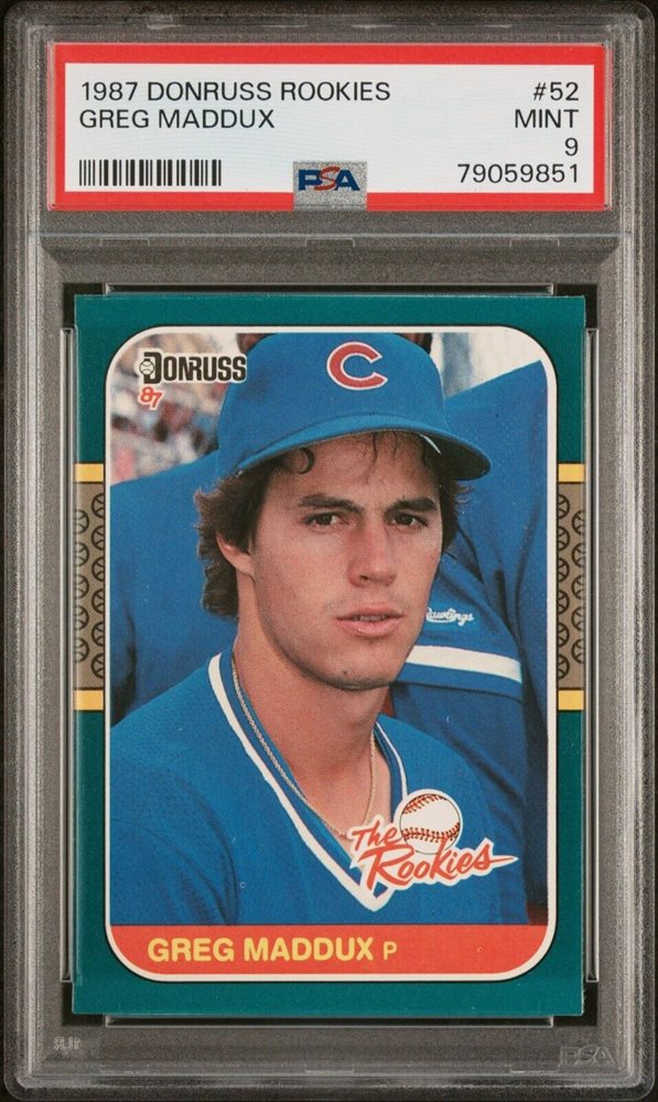 Auction Prices Realized Baseball Cards 1987 DONRUSS ROOKIES Greg Maddux