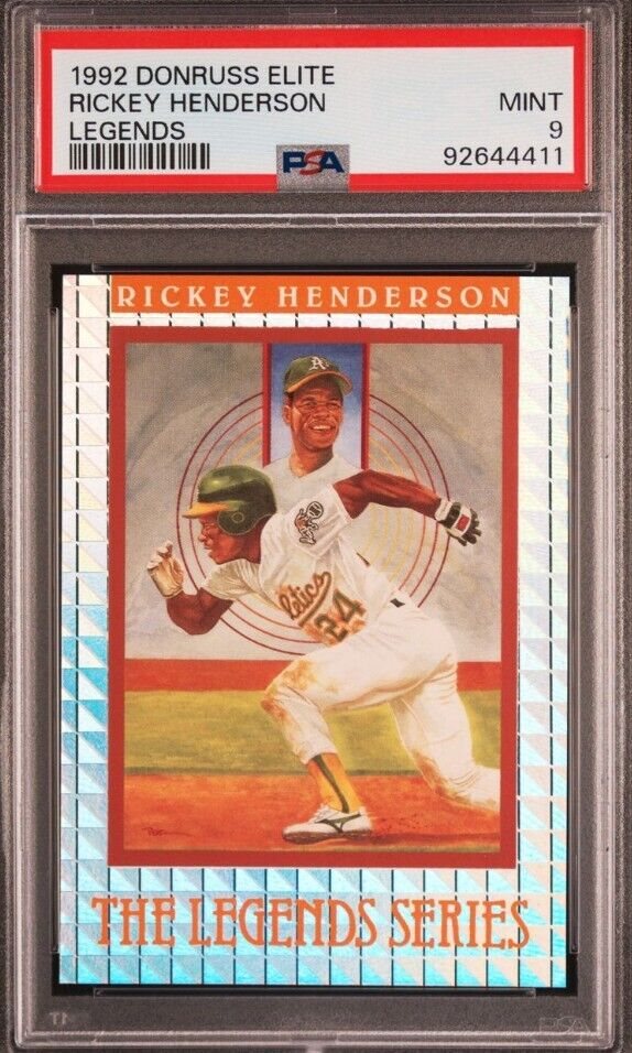 Auction Prices Realized Baseball Cards 1992 Donruss Elite Rickey Henderson