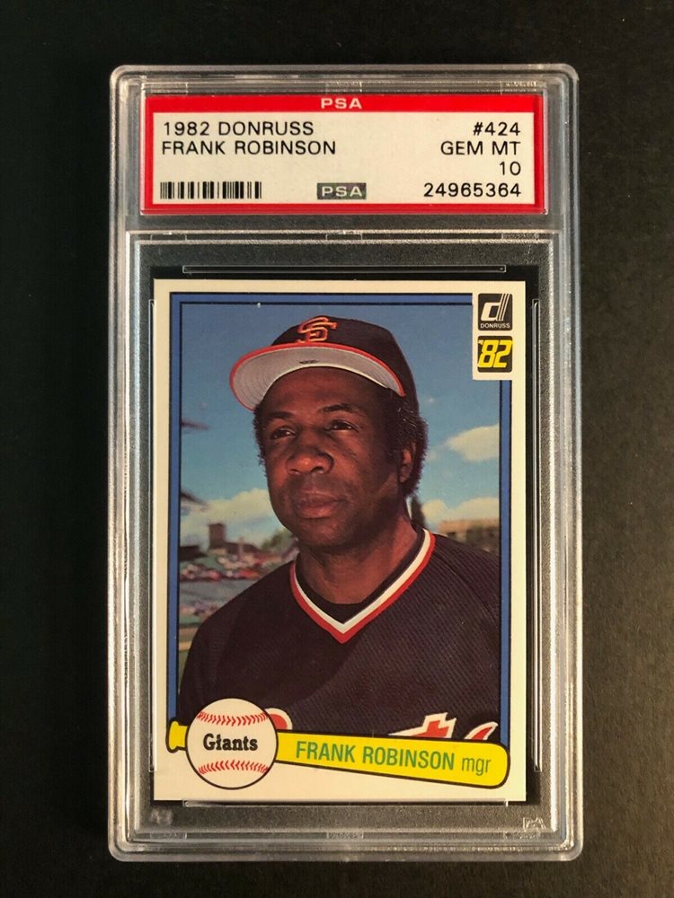 Auction Prices Realized Baseball Cards 1982 Donruss Frank Robinson