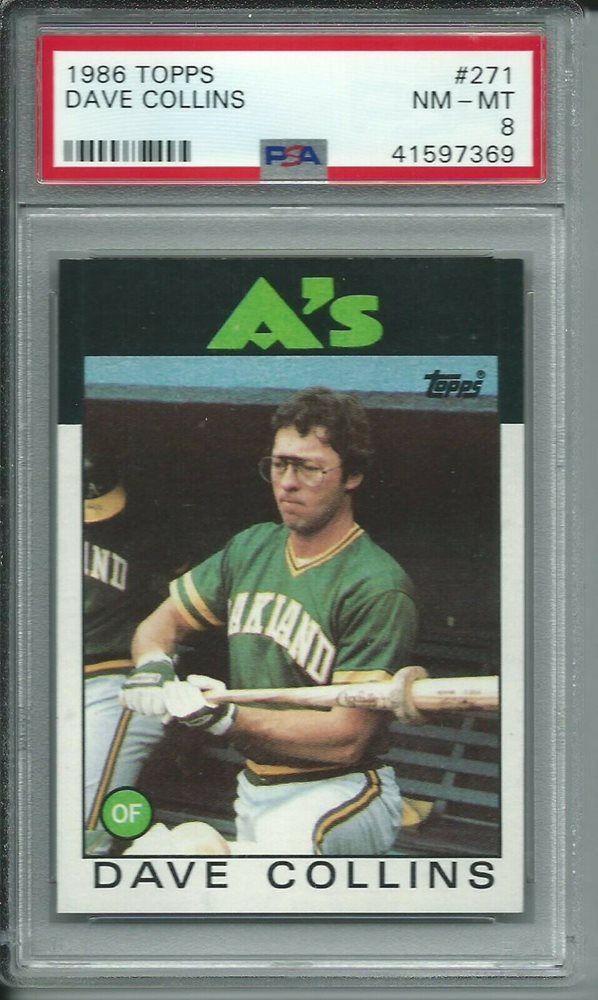Auction Prices Realized Baseball Cards 1986 Topps Dave Collins