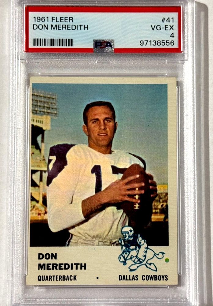 Auction Prices Realized Football Cards 1961 FLEER Don Meredith