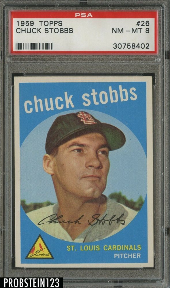 Auction Prices Realized Baseball Cards 1959 TOPPS Chuck Stobbs