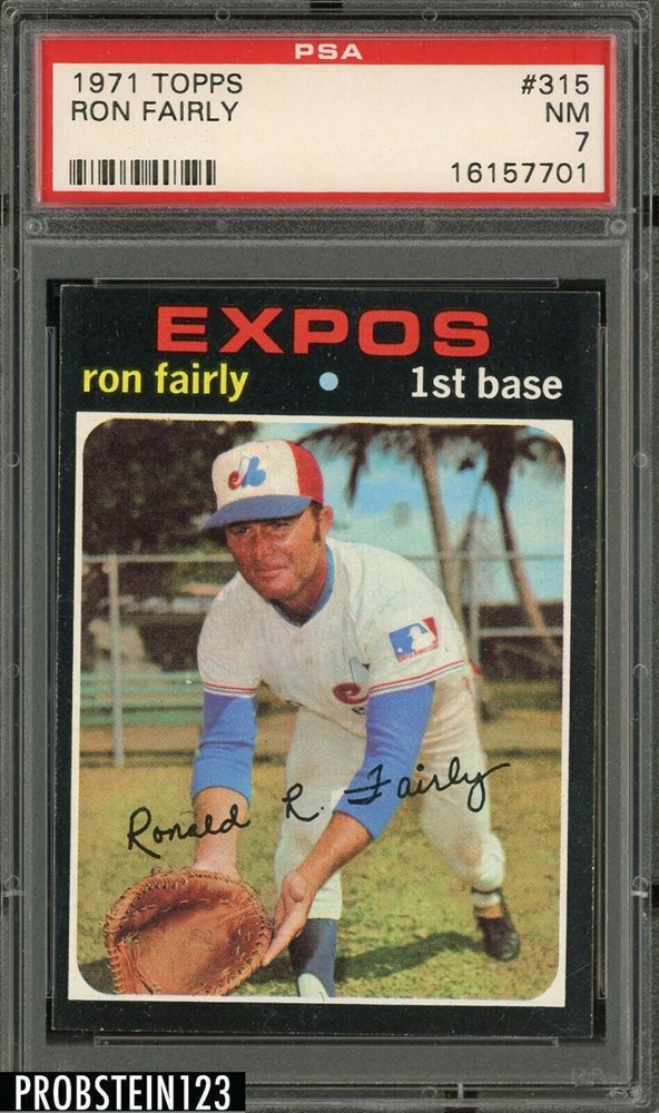 Auction Prices Realized Baseball Cards 1971 Topps Ron Fairly