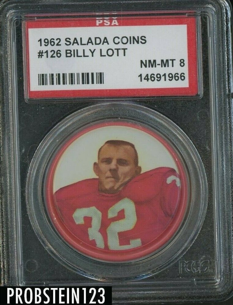 eBay Auction Item 373593314714 Football Coins 1962 Salada Coins