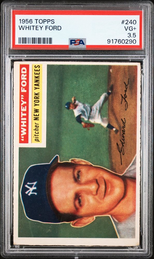 Auction Prices Realized Baseball Cards 1956 Topps Whitey Ford