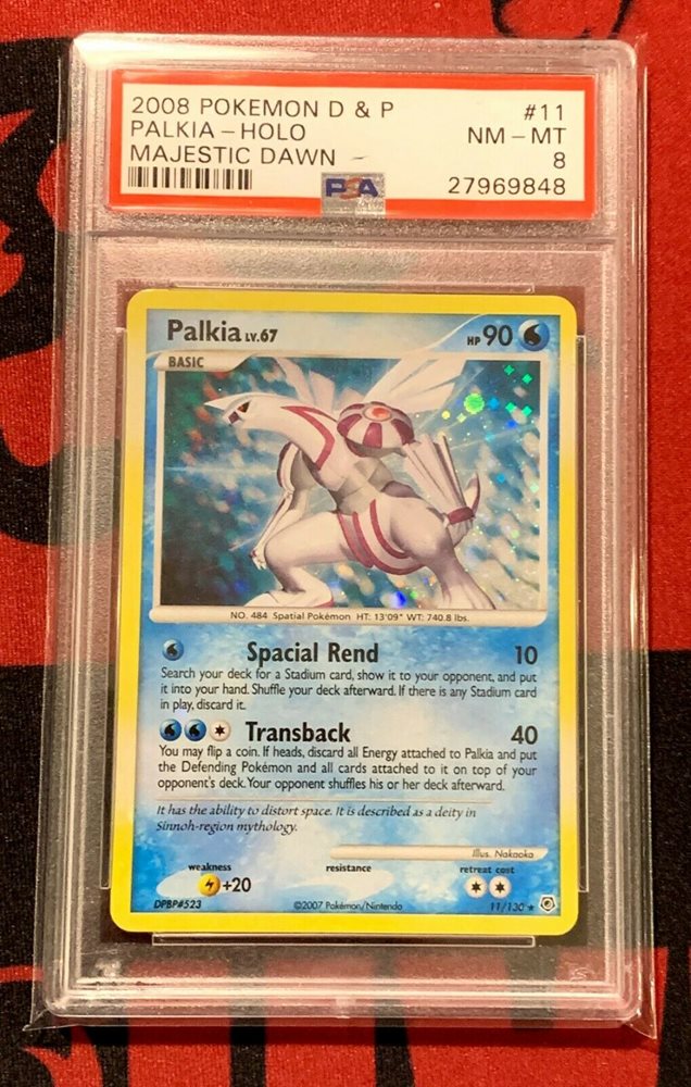 Auction Prices Realized Tcg Cards 2008 Pokemon Diamond & Pearl Majestic Dawn Palkia-Holo