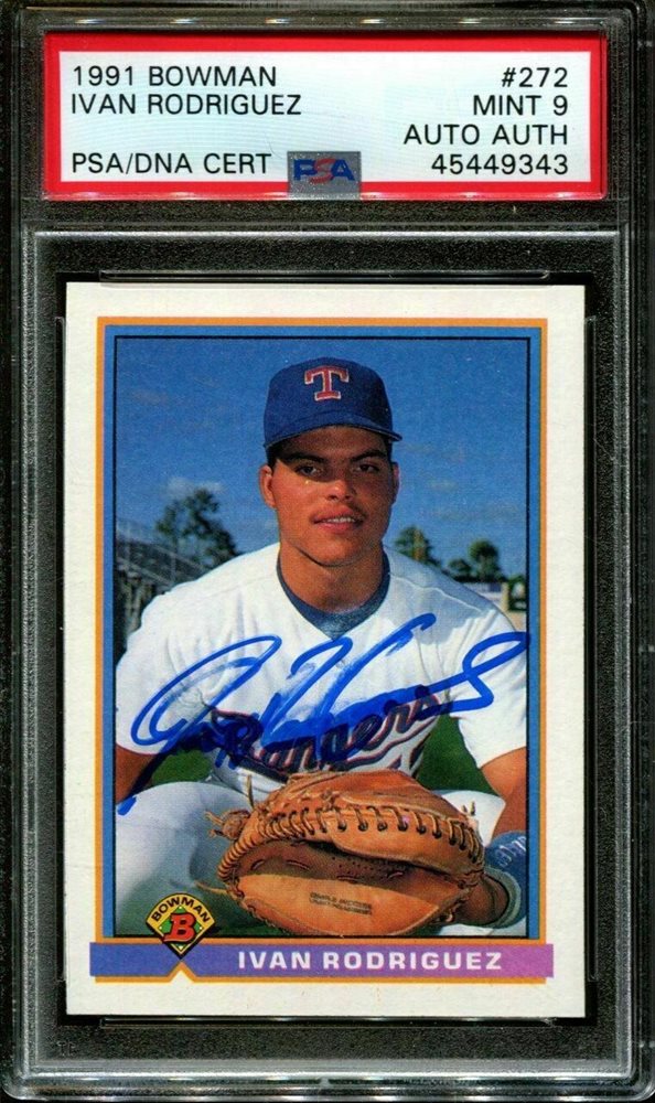 Auction Prices Realized Baseball Cards 1991 Bowman Ivan Rodriguez