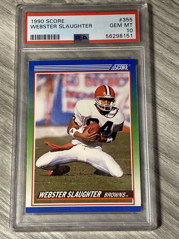 Auction Prices Realized Football Cards 1990 Score Webster Slaughter