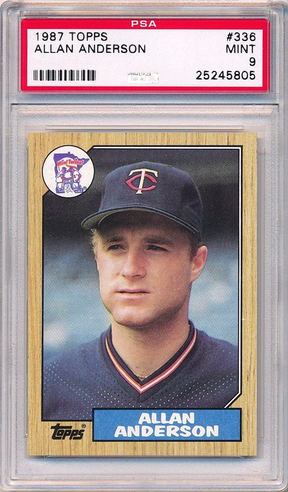 Auction Prices Realized Baseball Cards 1987 TOPPS Allan Anderson